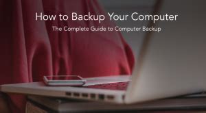 How Do I Backup My Computer