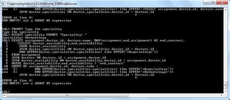 Sql Not A Group By Expression Error Oracle Stack Overflow