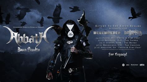 Abbath Australian Tour January 2026 Everyday Metal