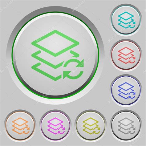 Swap Layers Push Buttons Stock Vector By ©renegadehomie 128041806