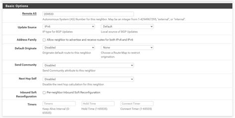 Bgp Ipv6 Error Netgate Forum