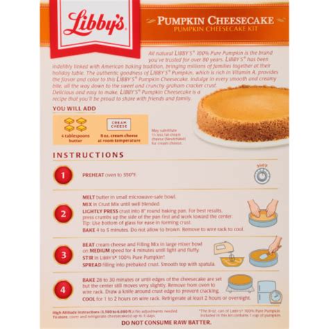 Libbys Pumpkin Cheesecake Kit 17 75 Oz Kroger