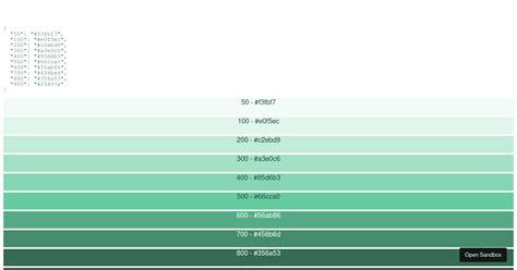 Tailwind Colors Forked Codesandbox