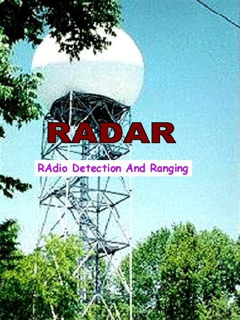 Radio Detection And Ranging World War Ii Was