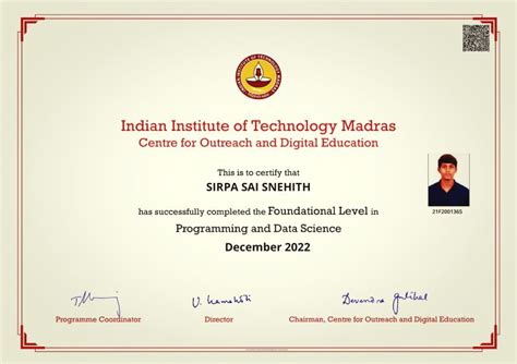 Sirpa Sai Snehith On Linkedin Iitm Iitmadras Datascience