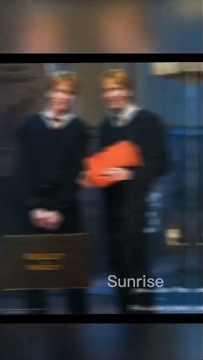 Фред и Джордж Уизли🦁🧡 Sunrise☀️ Youtube