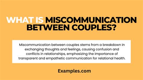 19 Miscommunication Between Couples Examples