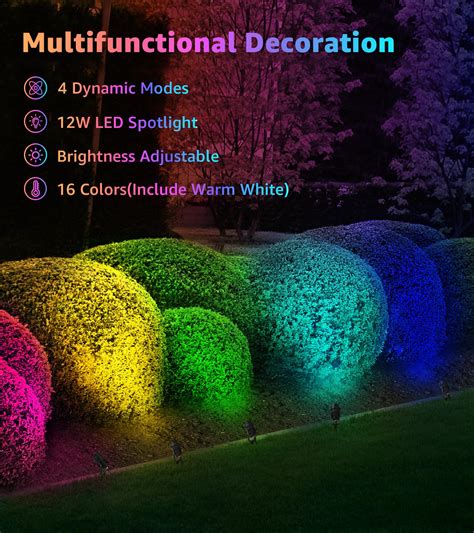 Color Led Landscape Lights 120v Edishine 120v Led Spotlight