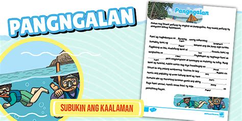 Pangngalan Activity Sheet Grade 1 Twinkl Ph