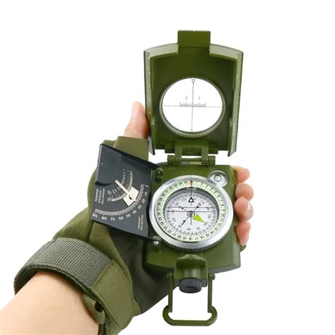 Military Professional Compass High Precision Waterproof Luminous