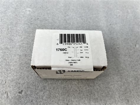 Hammond Manufacturing 1760c Output Transformer Ham Radio Estate Planning