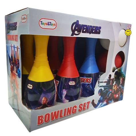 Avengers Assemble Bowling Set Action Packed Fun And Skill Building P