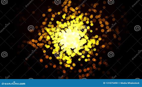 Transition Of Hot Explosive Particles Repeating Pattern Of Particle