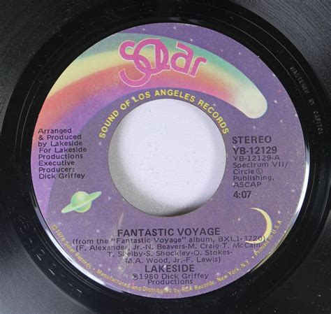 Lakeside 45 Rpm Fantastic Voyage I Cant Get You Out Of My Head