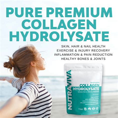 Nutraviva Australian Collagen Hydrolysate Beef 400g Nutrition Shark