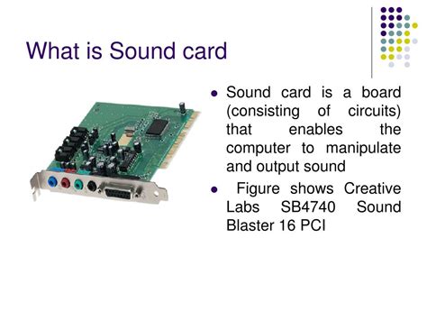PPT Seminar On Sound Card PowerPoint Presentation Free Download ID