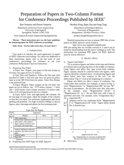 Ieee Conference Paper Template Pdf