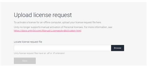 Unity No Longer Supports Manual Activation Of Personal Licenses Unity