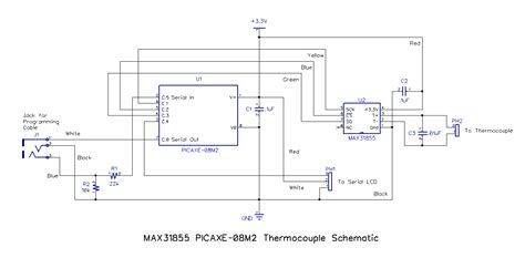 Measure Thermocouple Temperature With The Max31855 And A Picaxe Projects