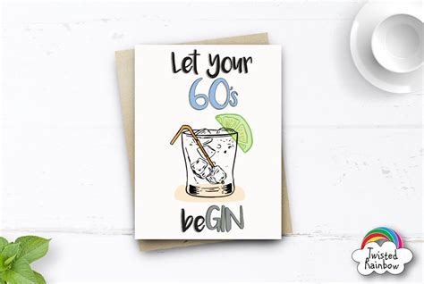 Funny 60th Birthday Card For Women Mum Her Him Friend Wife Husband