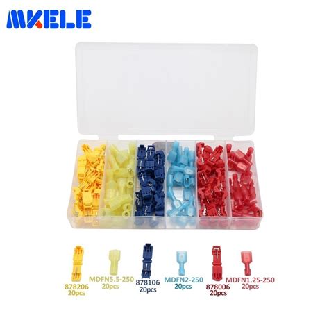 Nylon Female Male Terminals Quick Splice Connectors Pcs Box GP H Cable Wire Connector