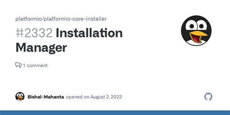 Installation Manager · Issue 2332 · Platformio Platformio Core Installer · Github
