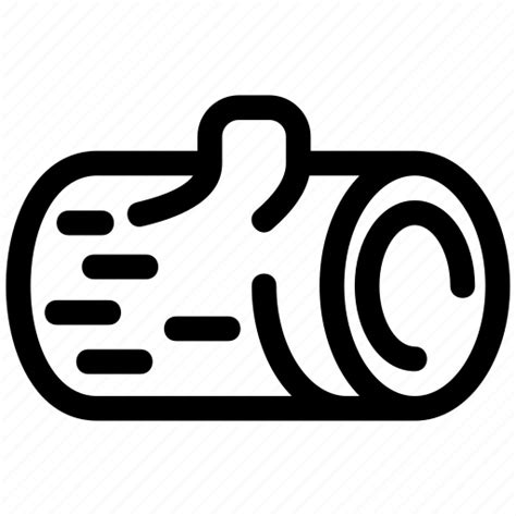 Log Timber Trunk Stump Wood Wooden Icon Download On Iconfinder