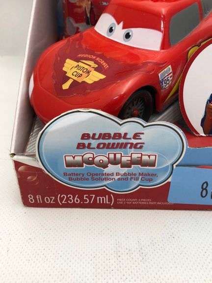 Disney Cars Lightning Mcqueen Bubble Gun Lexington Online Auction