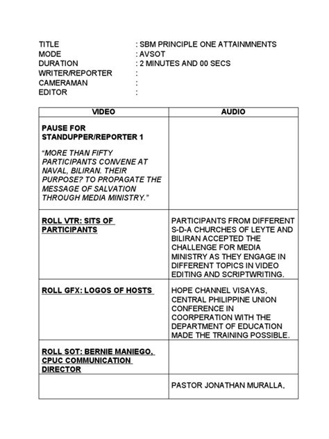 Iskrip Reporter Pdf Human Communication Mass Media