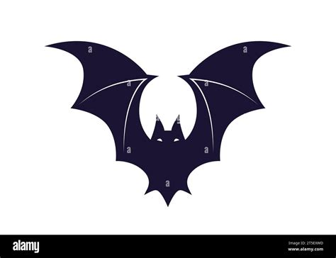 Black Bat Vector Sticker Stock Vector Image And Art Alamy
