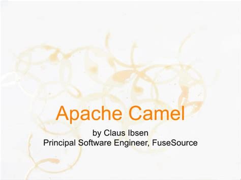 Apache Camel Devoxx 2010 Ppt