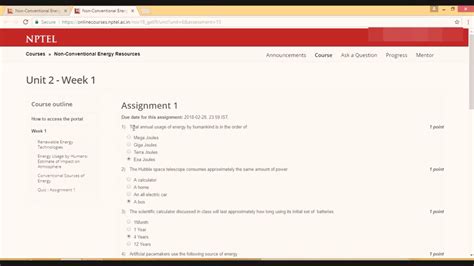 Assignment 1 Answer Nptl Youtube