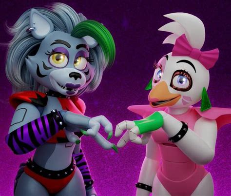 Pin By Emmett James On Roxanne Wolf X Glamrock Chica Anime Fnaf Fnaf