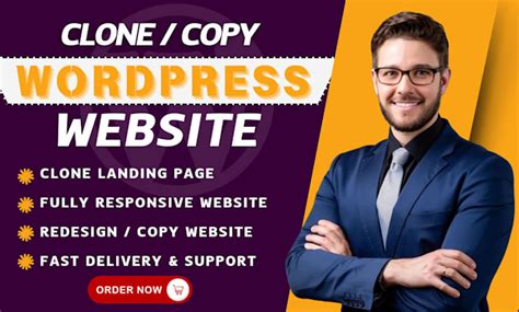 Design Redesign Duplicate Revamp Copy Clone Wordpress Website By Brunojames7 Fiverr