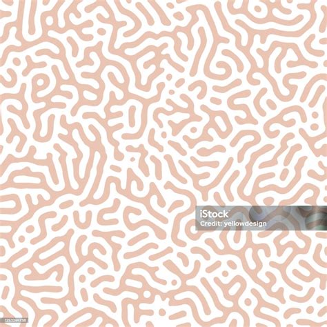 백색 배경에 추상 반응 확산 원활한 패턴 유기 라인 예술 끝없는 벽지 튜링 생성 설계 배너 포스터 커버 디자인 템플릿용 곤색에