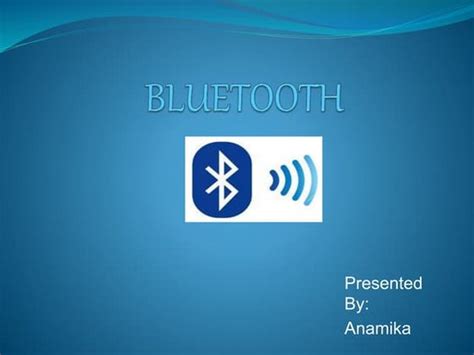 Bluetooth Ppt