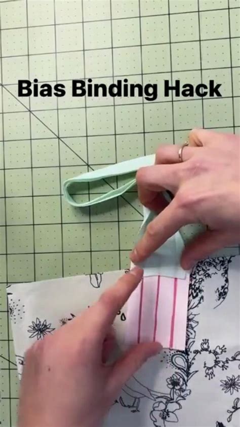 Bias Binding Hack Pinterest Sewing Hacks Sewing Lessons Sewing