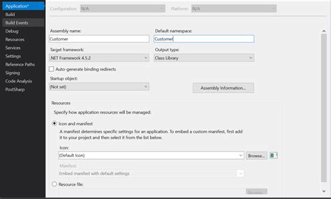 C How To Change NET Framework To NET Standard Core In Visual Studio Stack Overflow