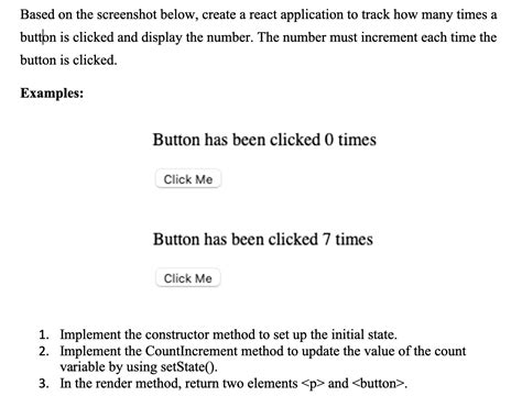 Solved Based On The Screenshot Below Create A React Chegg