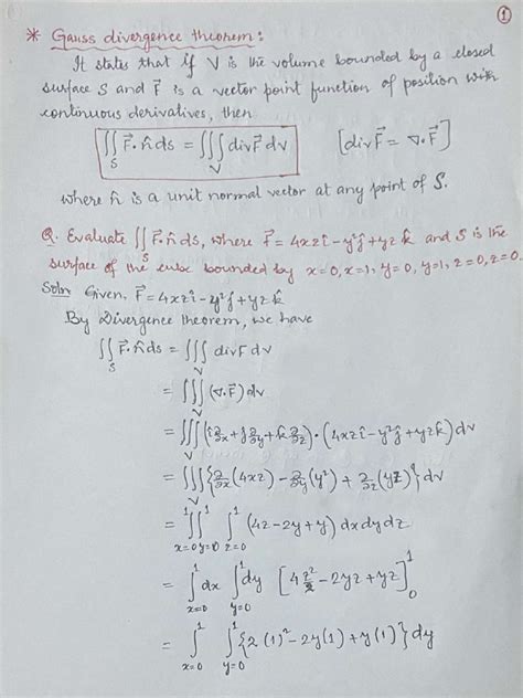 Module 1 1 9 Gausss Theorem Pdf