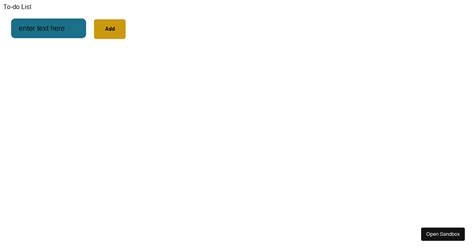 To Do List W Edit Button Forked Codesandbox To Do List W Edit Button Forked Codesandbox