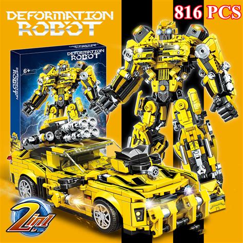 Mua Bộ Đồ Chơi Xếp Hình Lắp Ráp Mô Hình Robot Bumblebee Transformer Lắp Ráp Robot Người Máy
