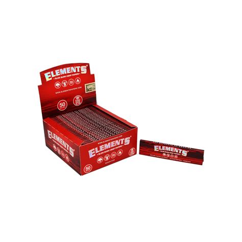 Elements Red King Size Slim Rolling Papers House Of Headys