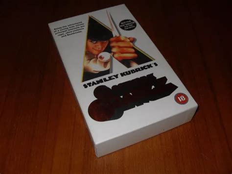 A Clockwork Orange Vhs Tape Box Cover Stanley Kubrick Nd 2000 Picclick Au