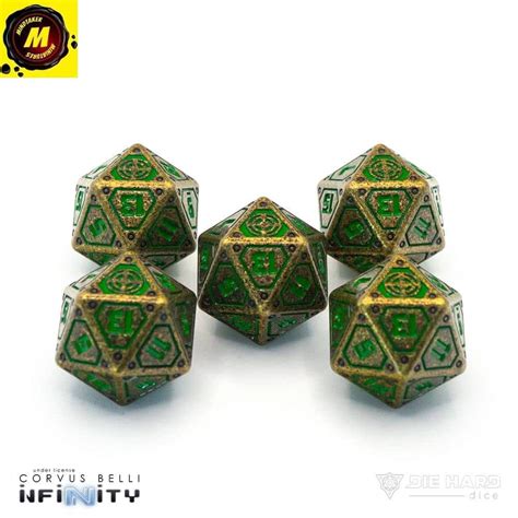 Infinity D20 Set Ariadna W5001018 Mindtaker Miniatures