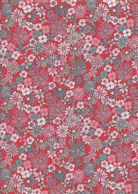 Fabric Freedom 62 Wide Tomato Floral