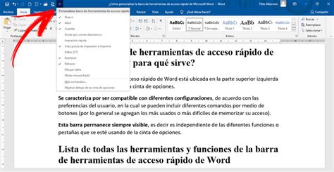 Quick Access Toolbar In Word Guide 2020
