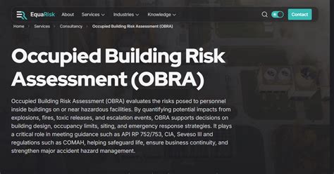 Occupied Building Risk Assessment Obra Consultancy Services