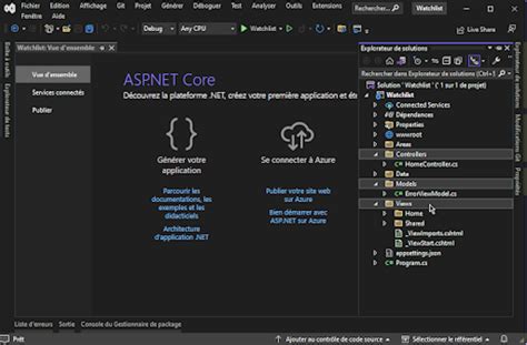 Exécutez Votre Premier Projet Net Mvc Openclassrooms