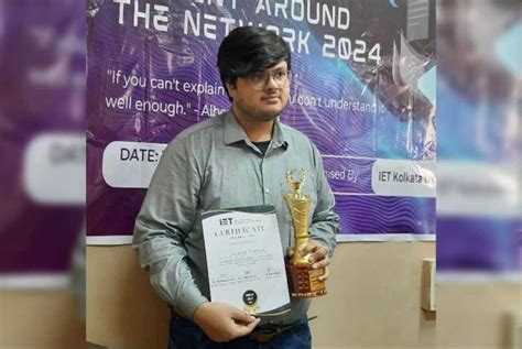 anubhab mukherjee on linkedin i m honored to have received the first prize in the iet present